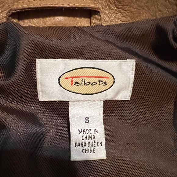 Talbots | Jackets & Coats | Vintage Talbots Leather Jacket Size S ...